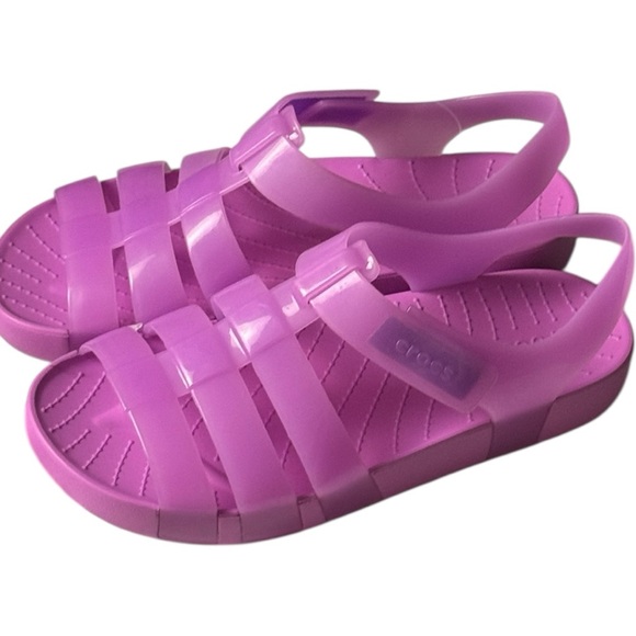 CROCS | Shoes | Crocs Kids Fashionable Isabella Jelly Secure Stap Open ...